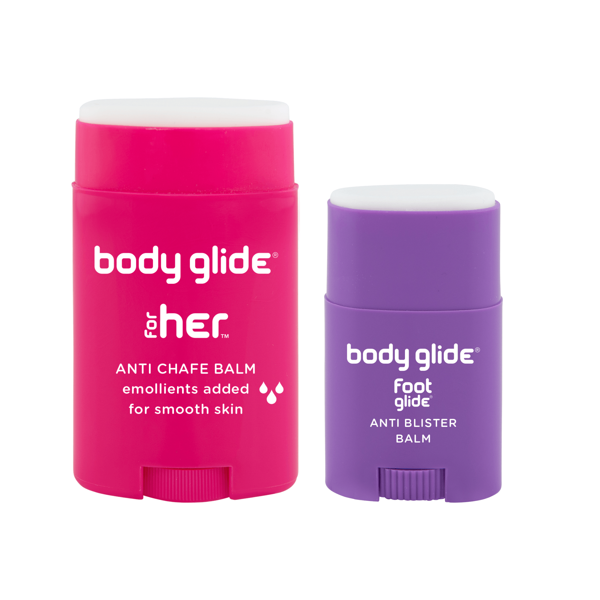 Body Glide For Her Anti Chafing Stick & Foot Glide Anti Blister Stick ...