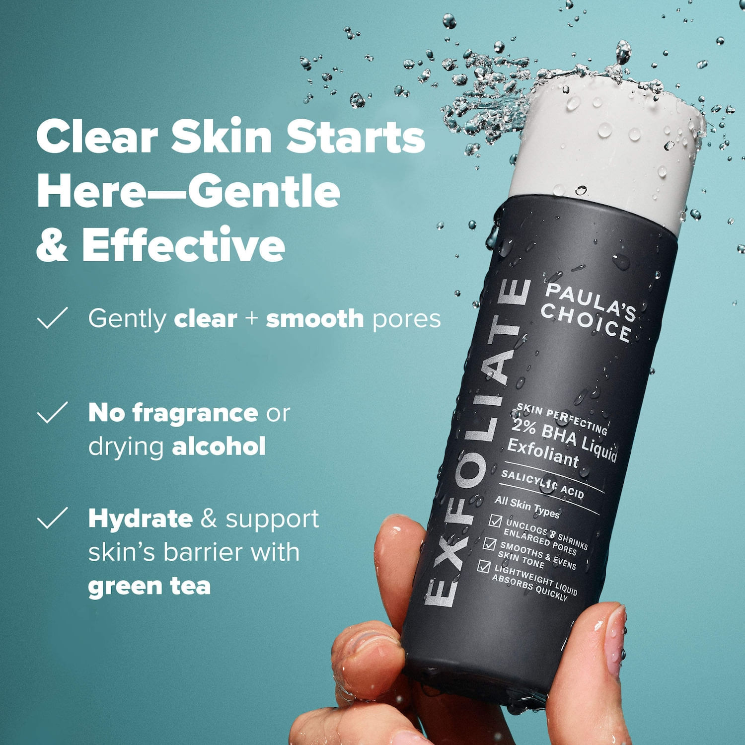 Mini Skin Perfecting 2% Bha Liquid Exfoliant For Clear Skin | Women's ...