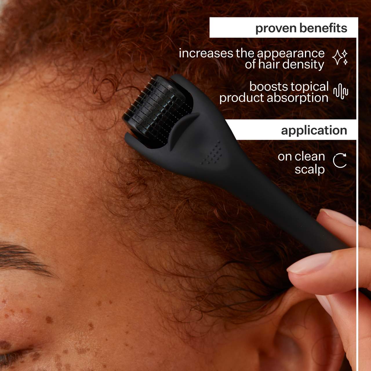 0.25mm Scalp Dermaroller For Thicker + Fuller Looking Hair | Women's ...