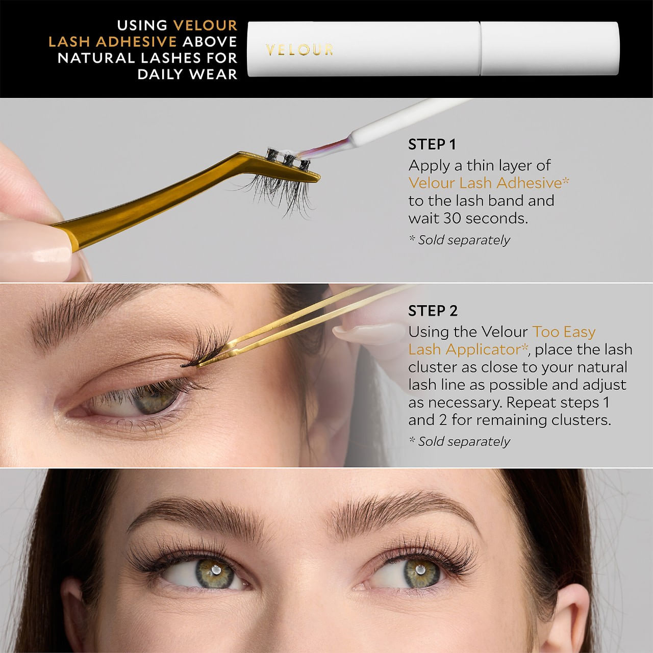 Velour xtensions False Lash Clusters Women s Health Shop